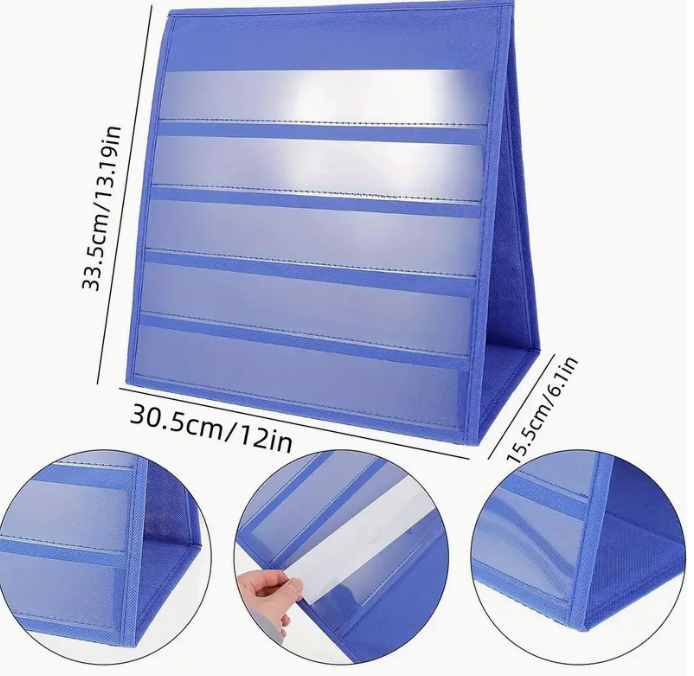 Bling Display- double sided table tent chart with open pockets – Artful ...