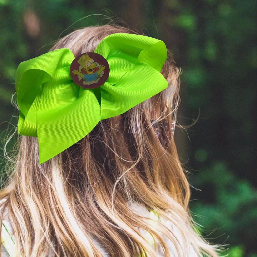 Oversized Fashion Bow - Artful Addiction (Bart Simpson TAZO)